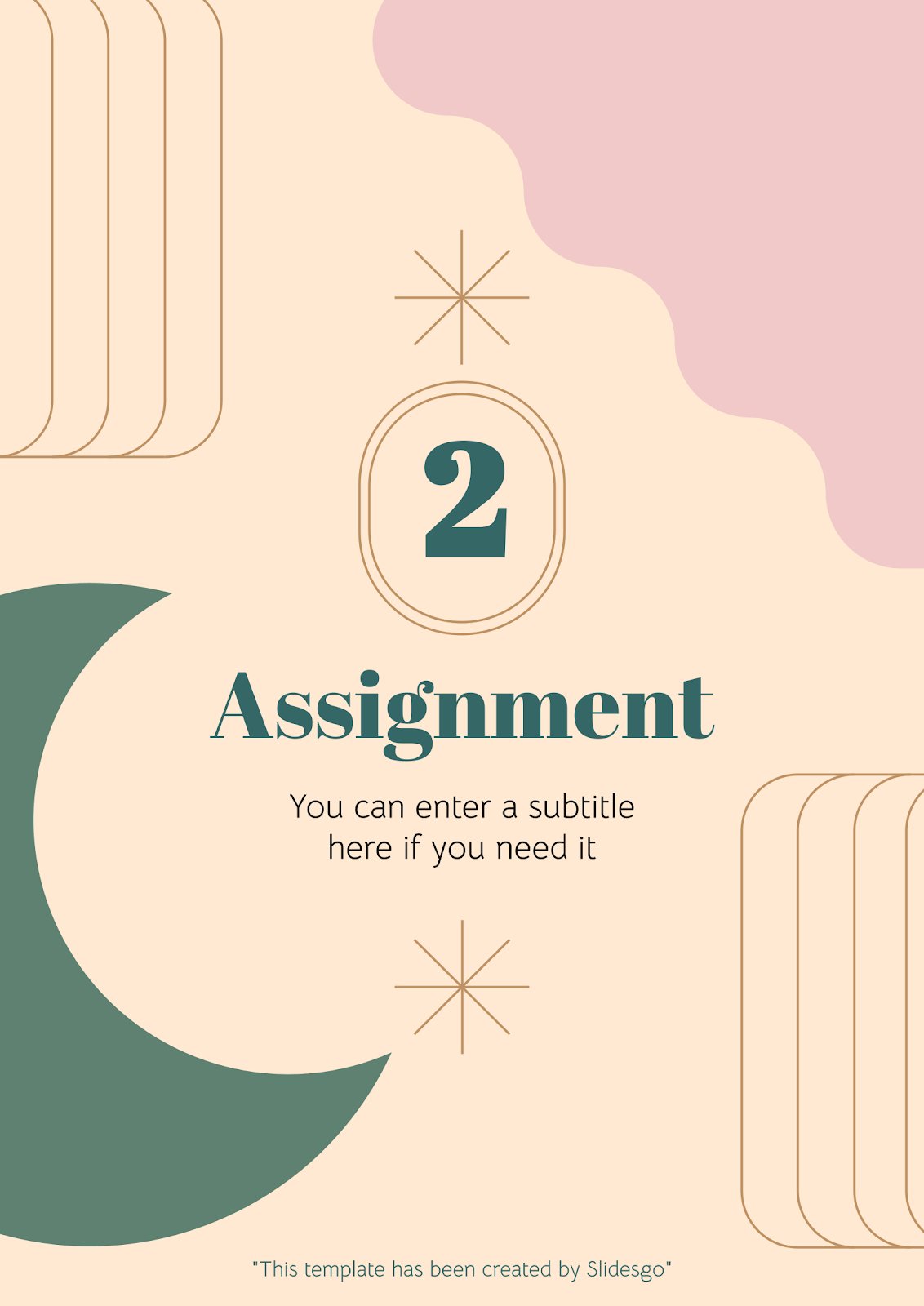 Geometric Abstract Shapes Style Student Book