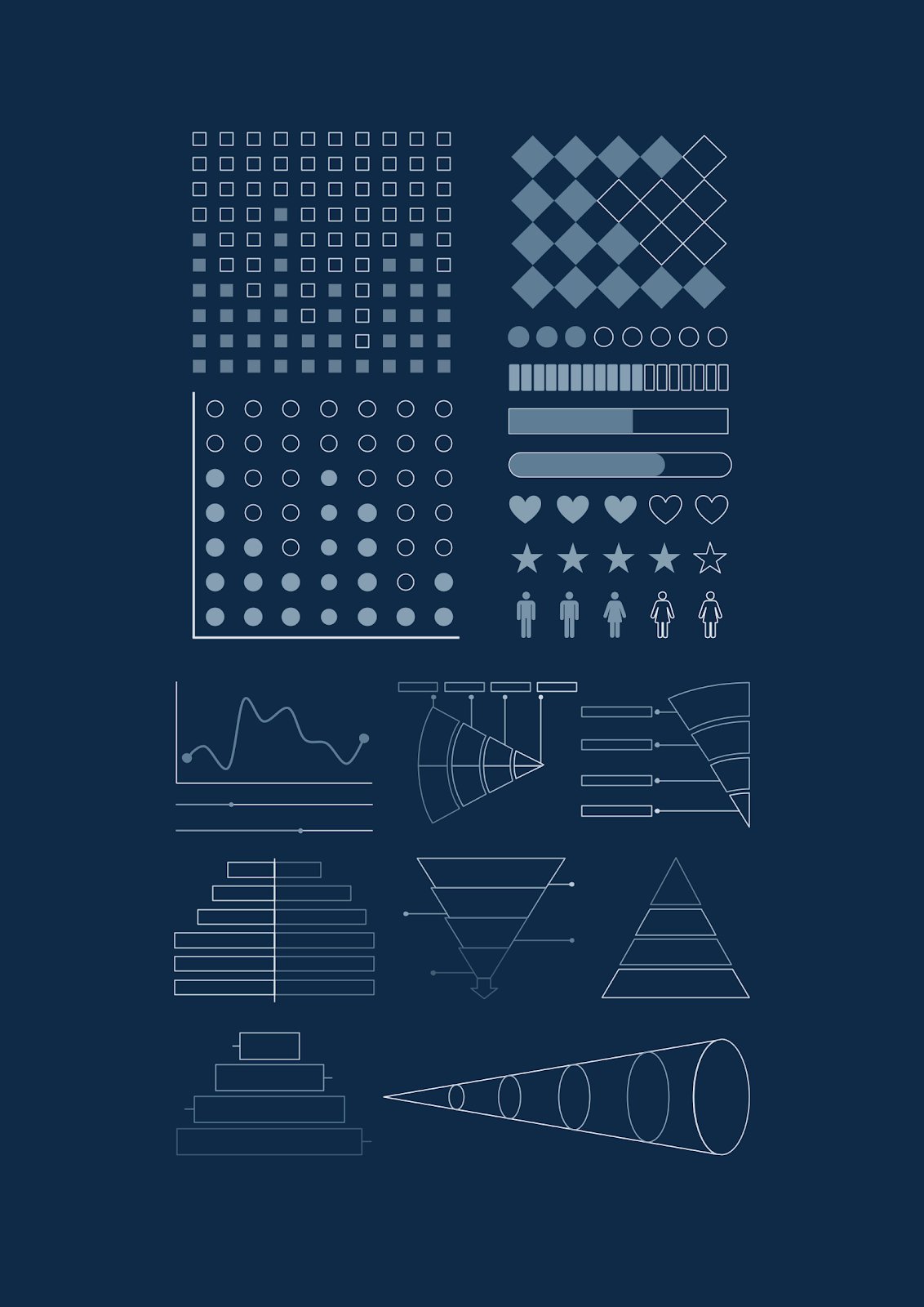 Geometric Abstract Shapes Style Student Book