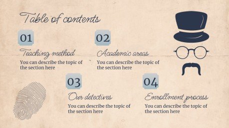 Detective Academy | Google Slides and PowerPoint Template