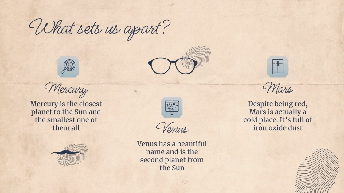 Academia de detectives | Google Slides y PowerPoint