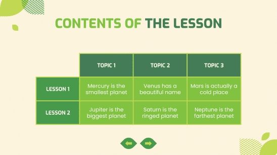 Natural Science Lesson Google Slides and PowerPoint template