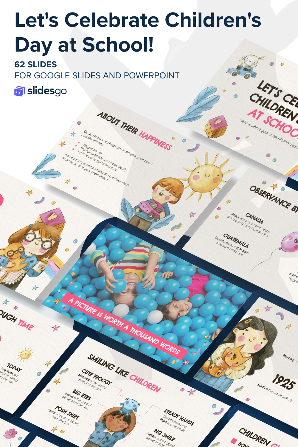 Let's Celebrate Children's Day at School! | Google Slides