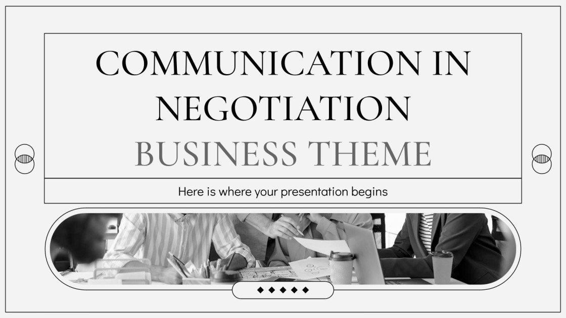 Communication in Negotiation Business Theme