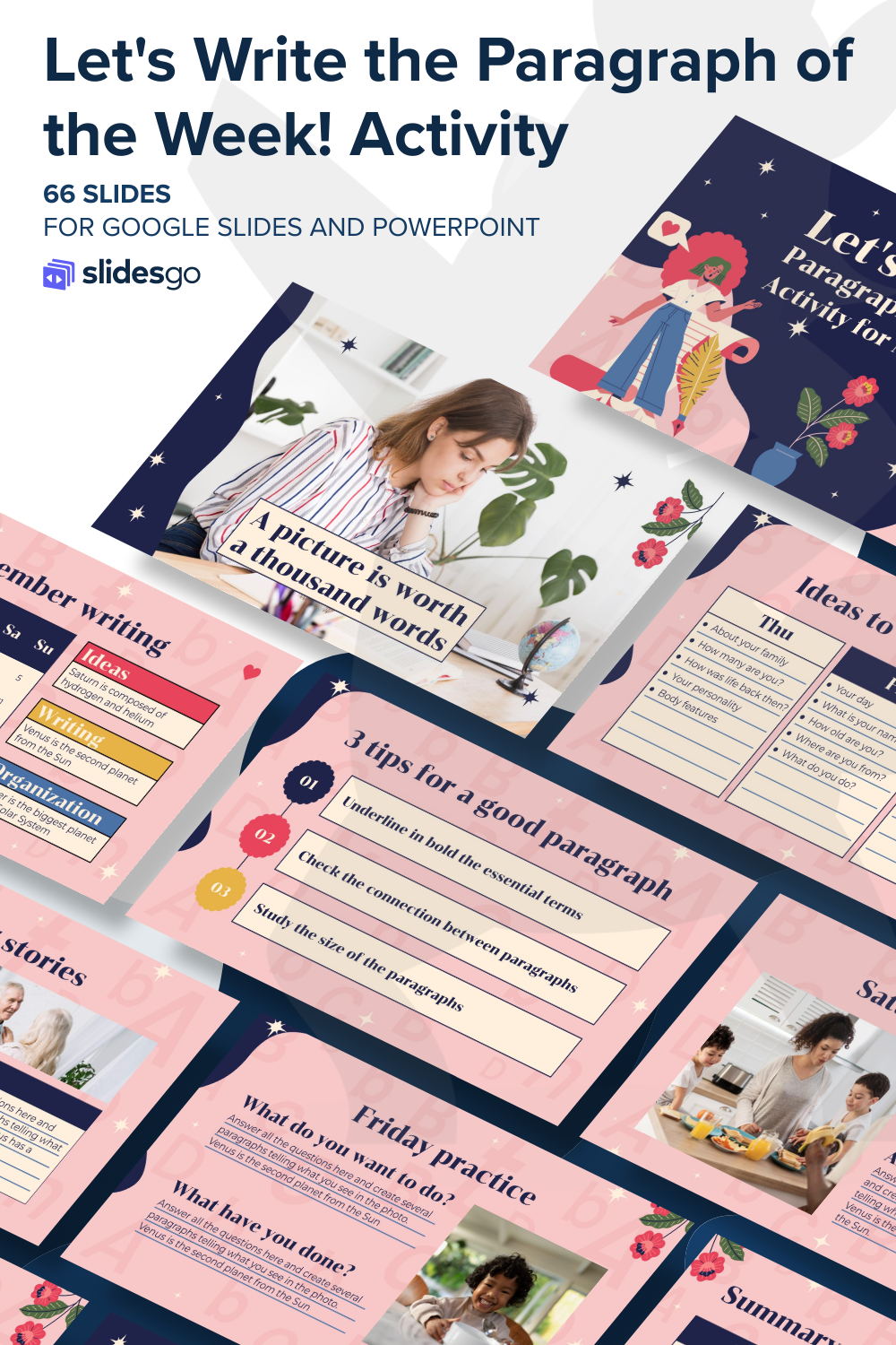 Write the Paragraph of the Week! Activity for Middle School