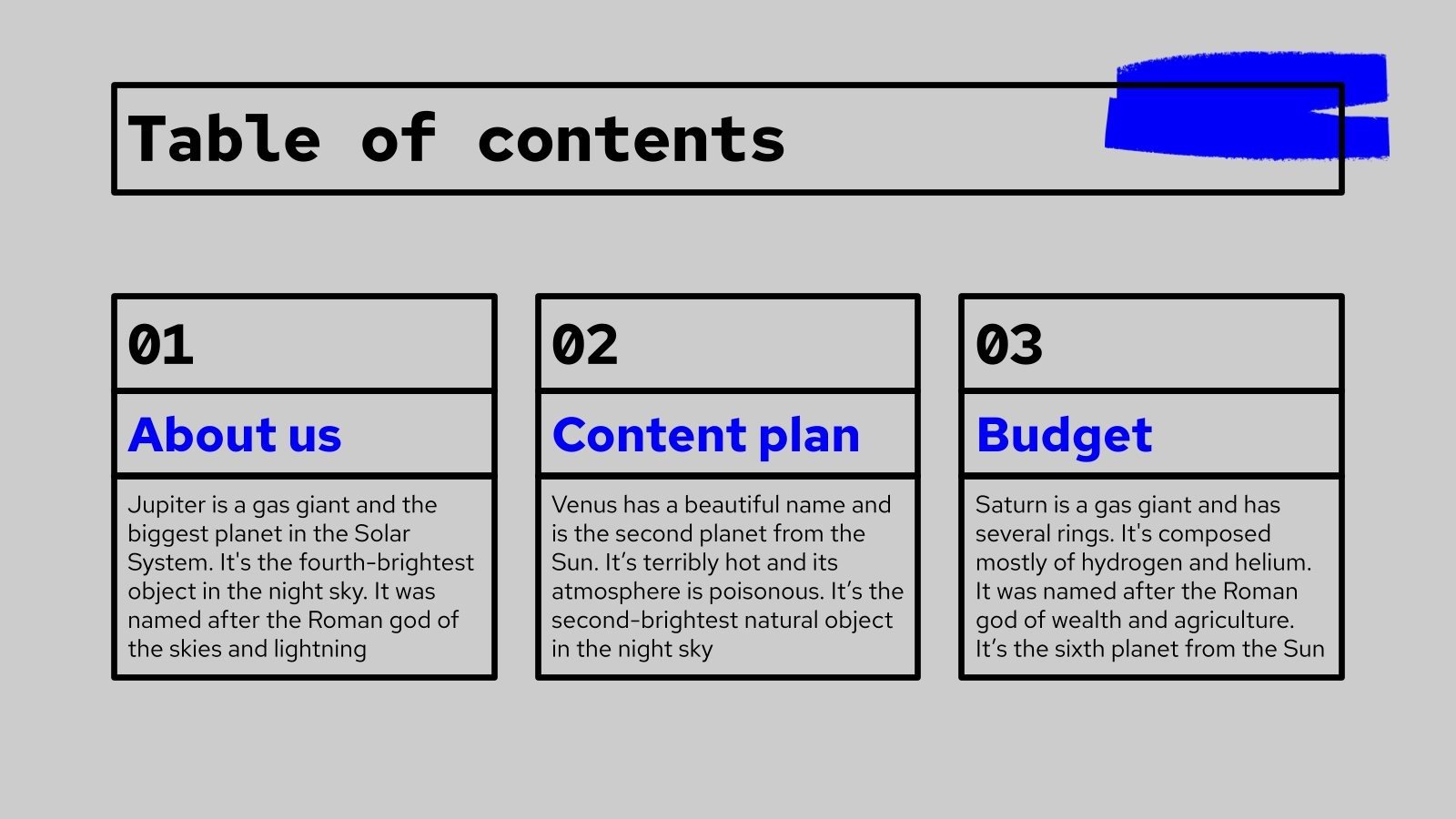 Basic Template: Simple Acid MK Plan | Google Slides & PPT