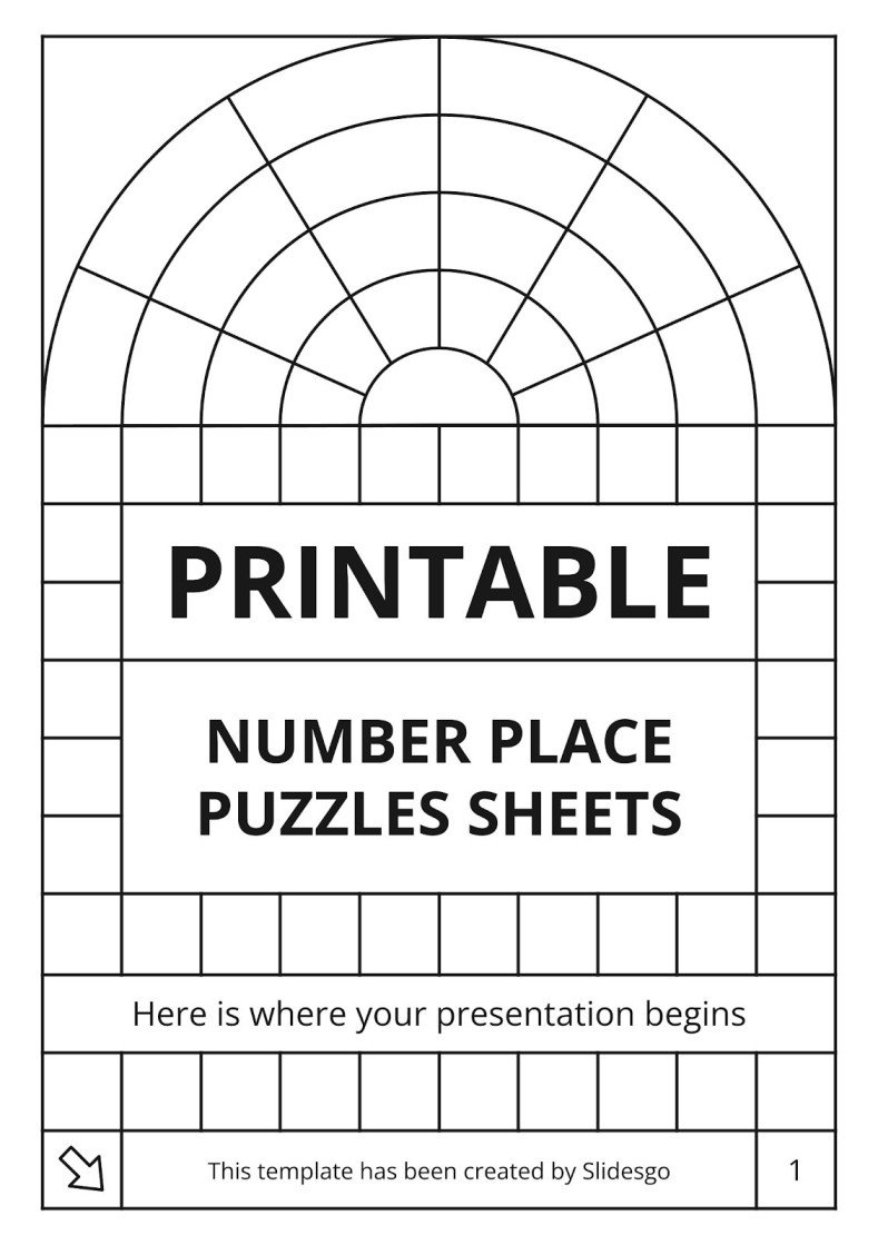 Printable Advanced Number Place Puzzles Sheets