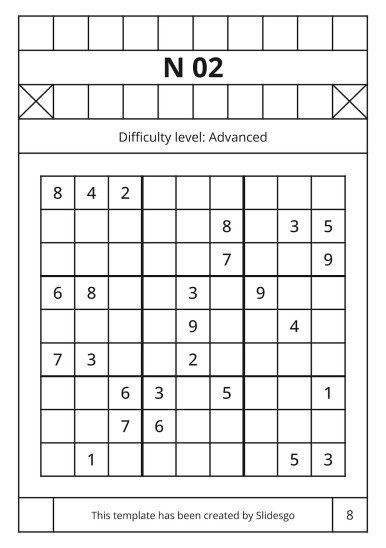 Printable Advanced Number Place Puzzles Sheets
