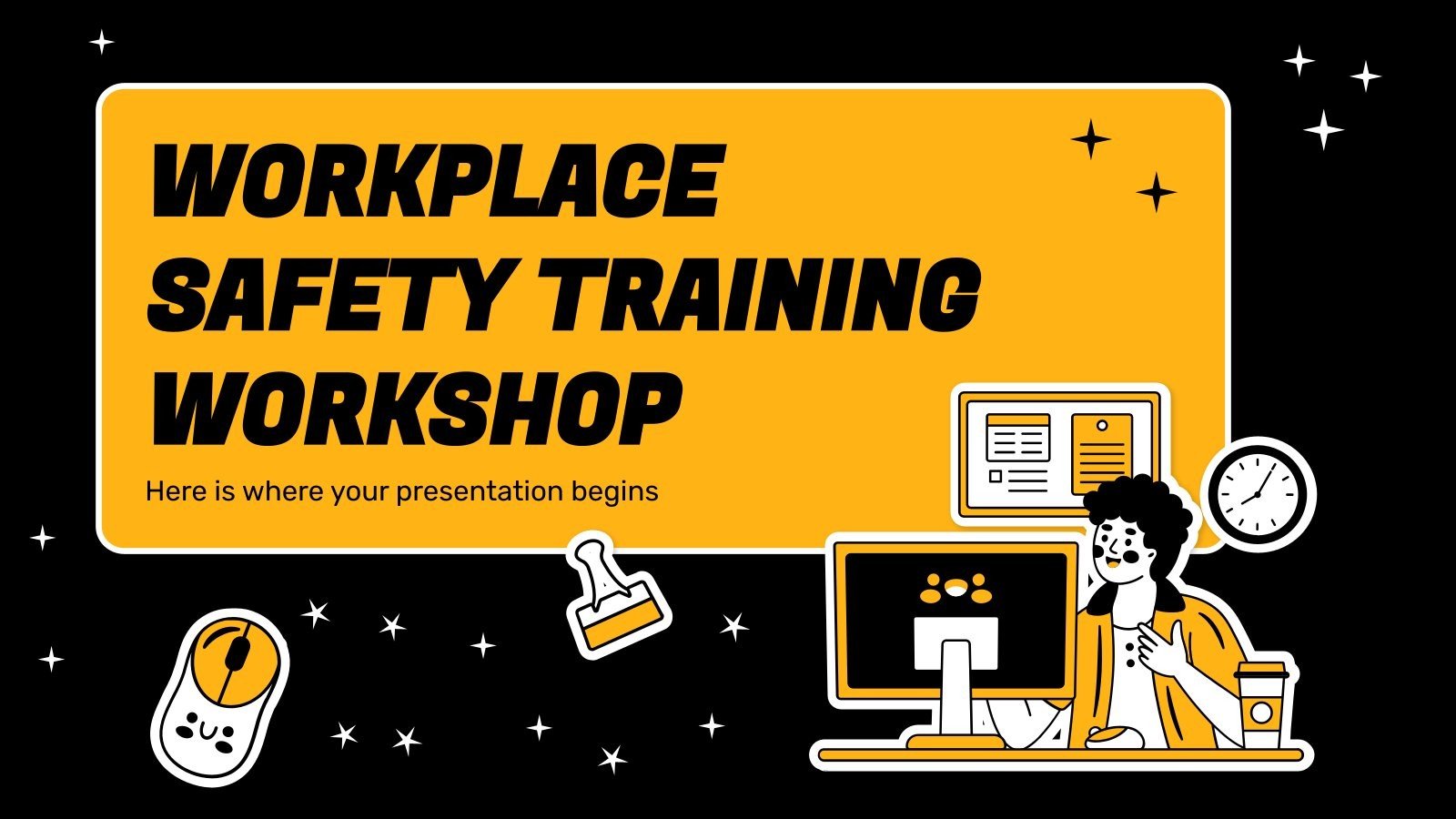 Workplace Safety Training Workshop | Google Slides & PPT