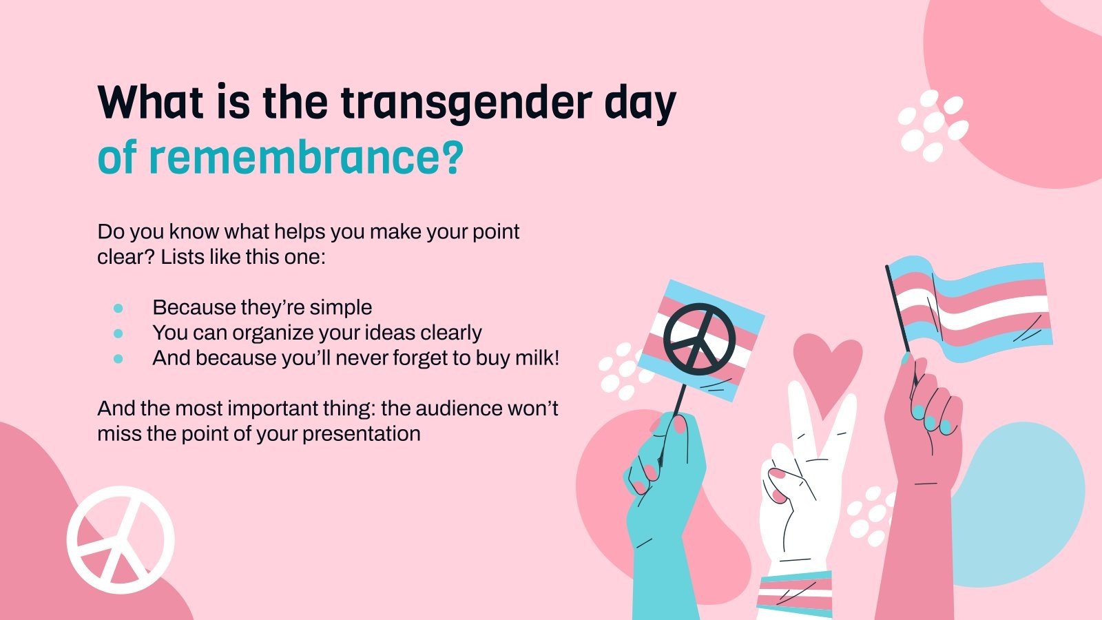 Transgender Day of Remembrance | Google Slides & PPT