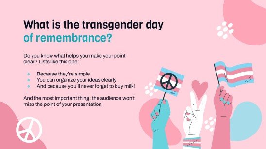 Transgender Day of Remembrance | Google Slides & PPT
