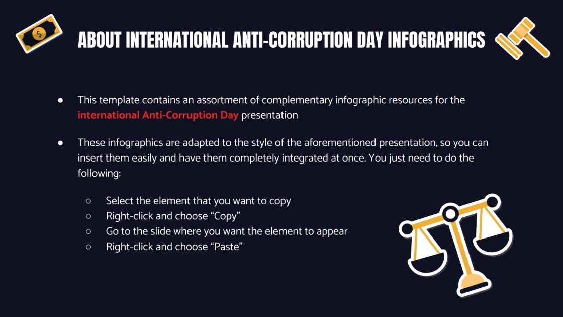 International Anti-Corruption Day Infographics