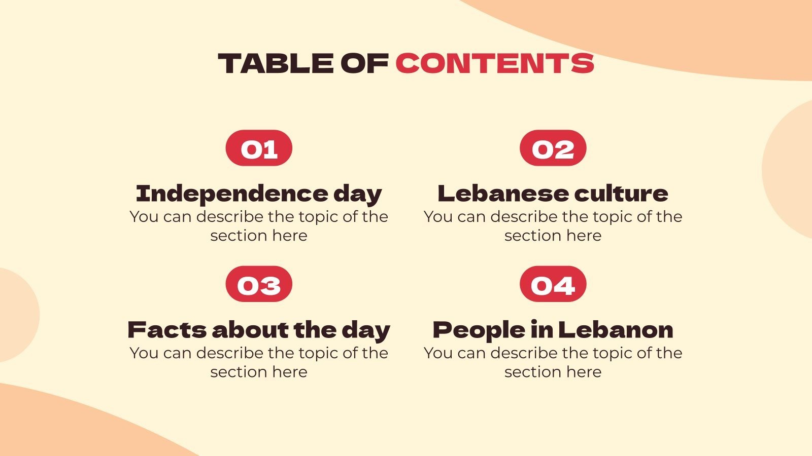 Lebanese Independence Day | Google Slides & PowerPoint
