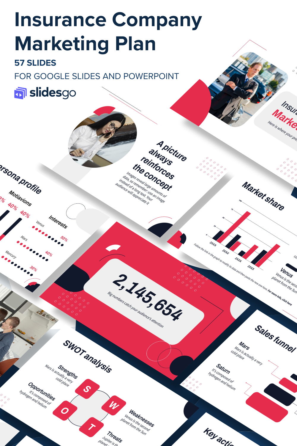 Insurance Company Marketing Plan | Google Slides & PPT