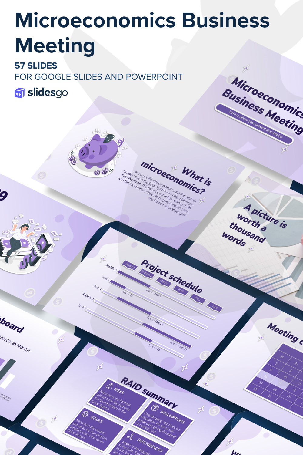 Microeconomics Business Meeting | Google Slides & PowerPoint