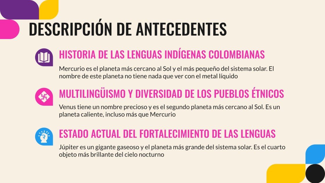 Indigenous Languages in Colombia Bachelor's Thesis