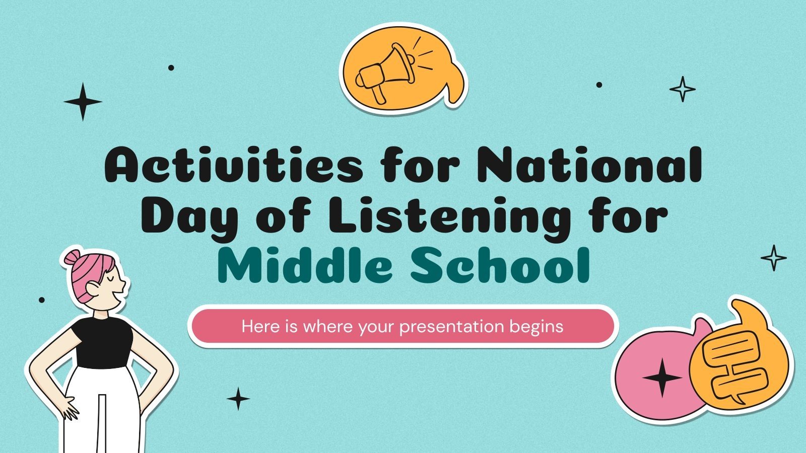 Activities for National Day of Listening for Middle School