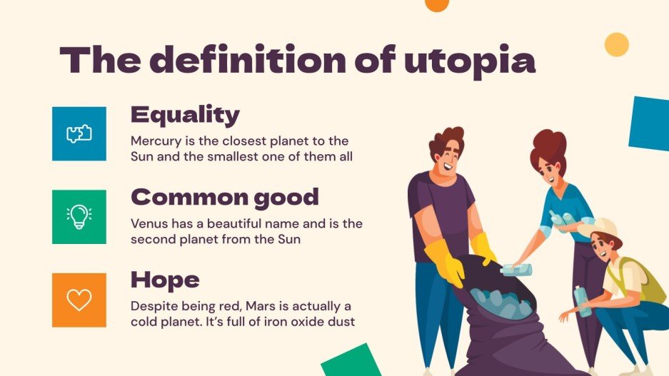 Dystopia and Utopia Class Activities for High School