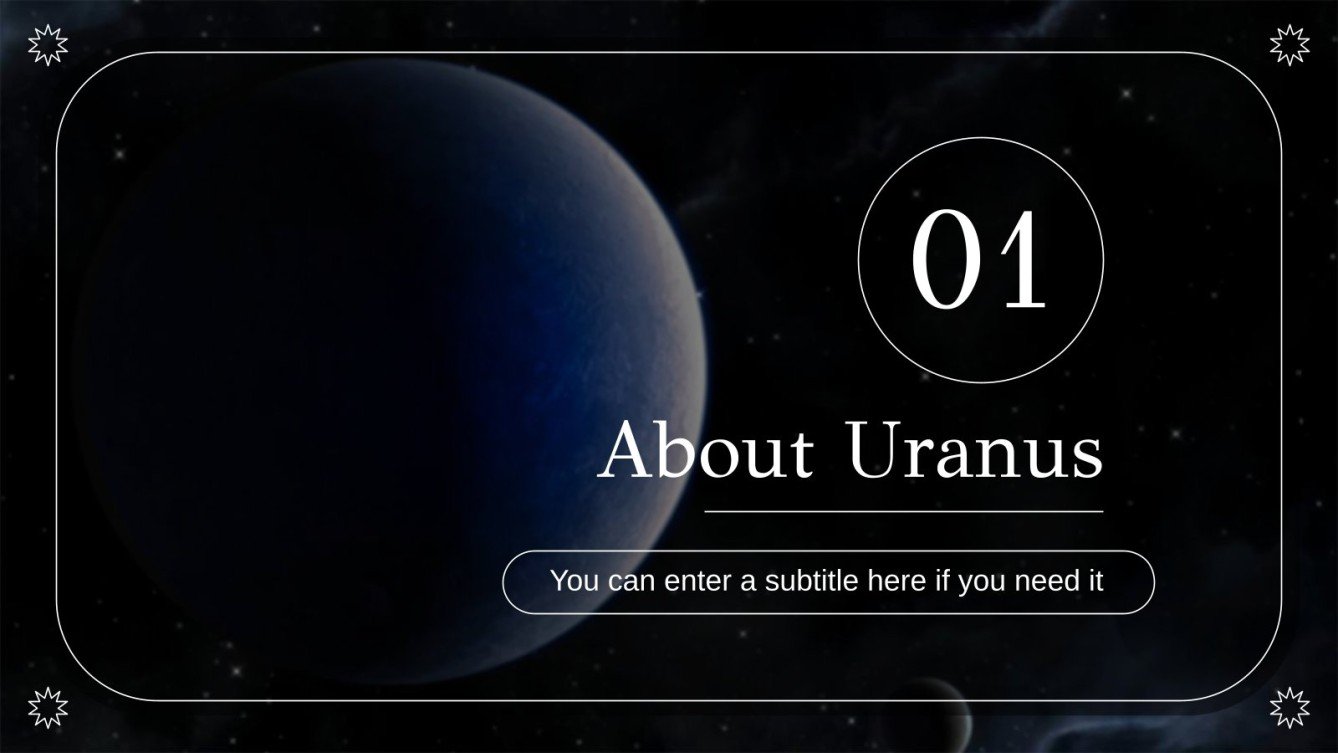 Modern Blue Uranus Minitheme | Google Slides & PowerPoint