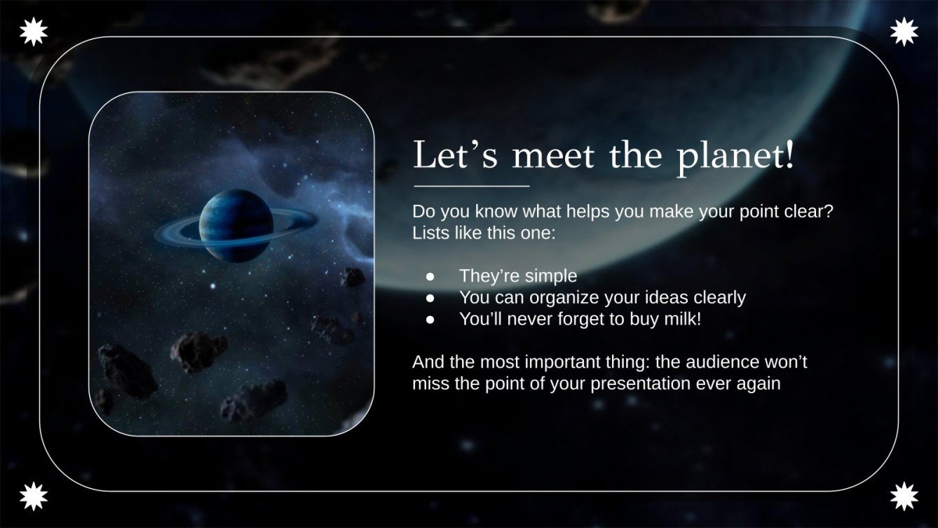 Modern Blue Uranus Minitheme | Google Slides & PowerPoint