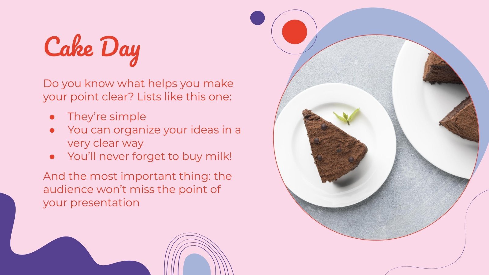 Homemade Cake Workshop | Google Slides & PowerPoint