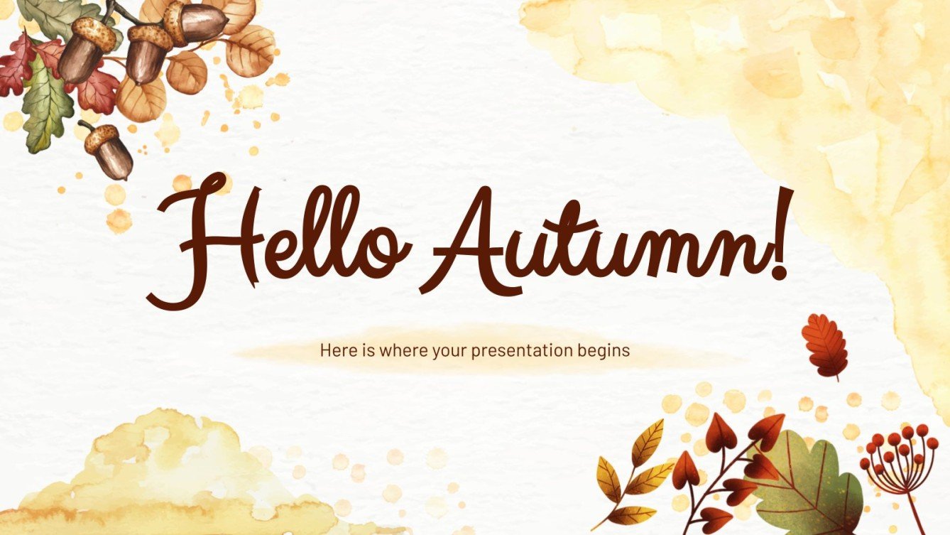 Hello Autumn! | Google Slides theme & PowerPoint template
