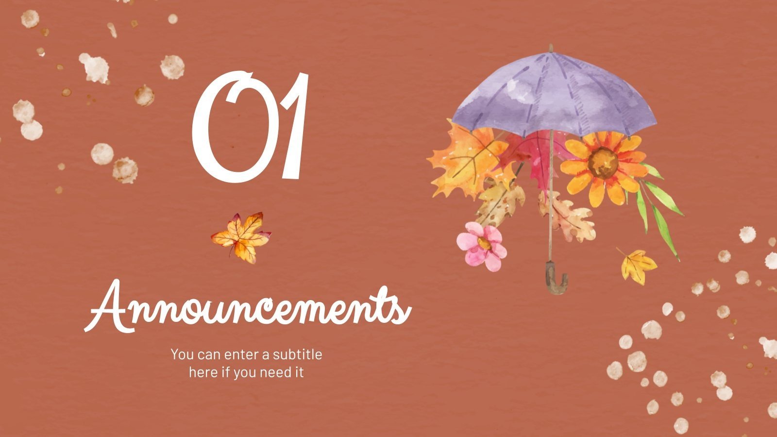 Hello Autumn! | Google Slides theme & PowerPoint template