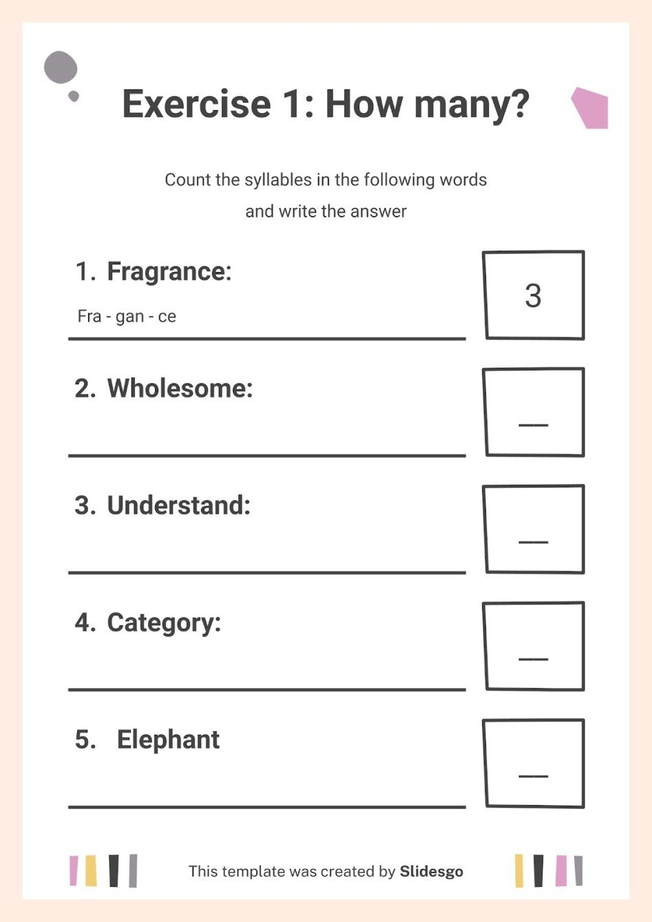 Printable Dyslexia Worksheets for High School | Google Slides
