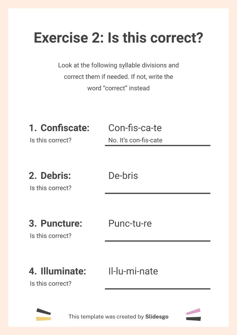 Printable Dyslexia Worksheets for High School | Google Slides