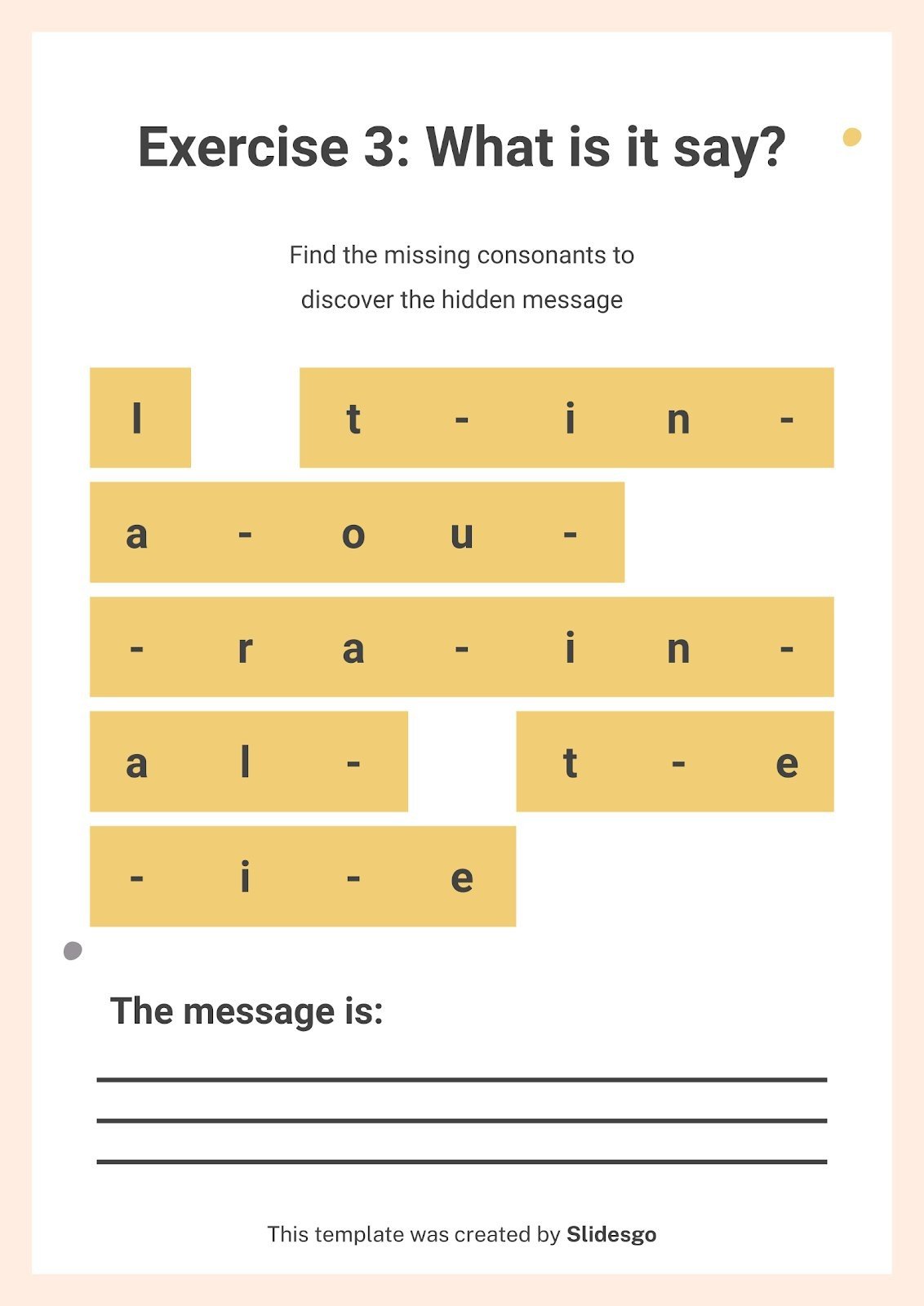 Printable Dyslexia Worksheets for High School | Google Slides