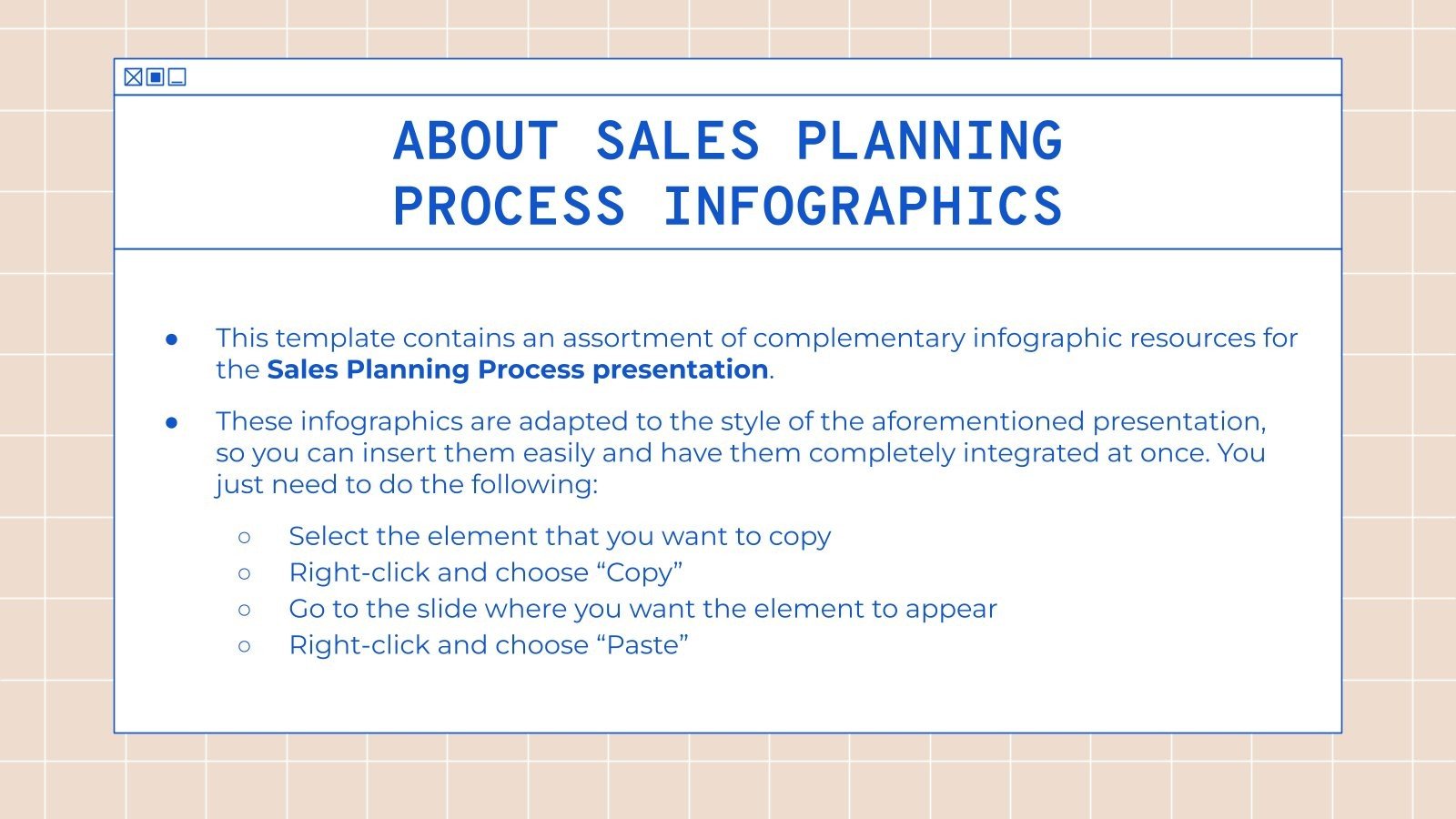 Infografías para proceso de planificación de ventas
