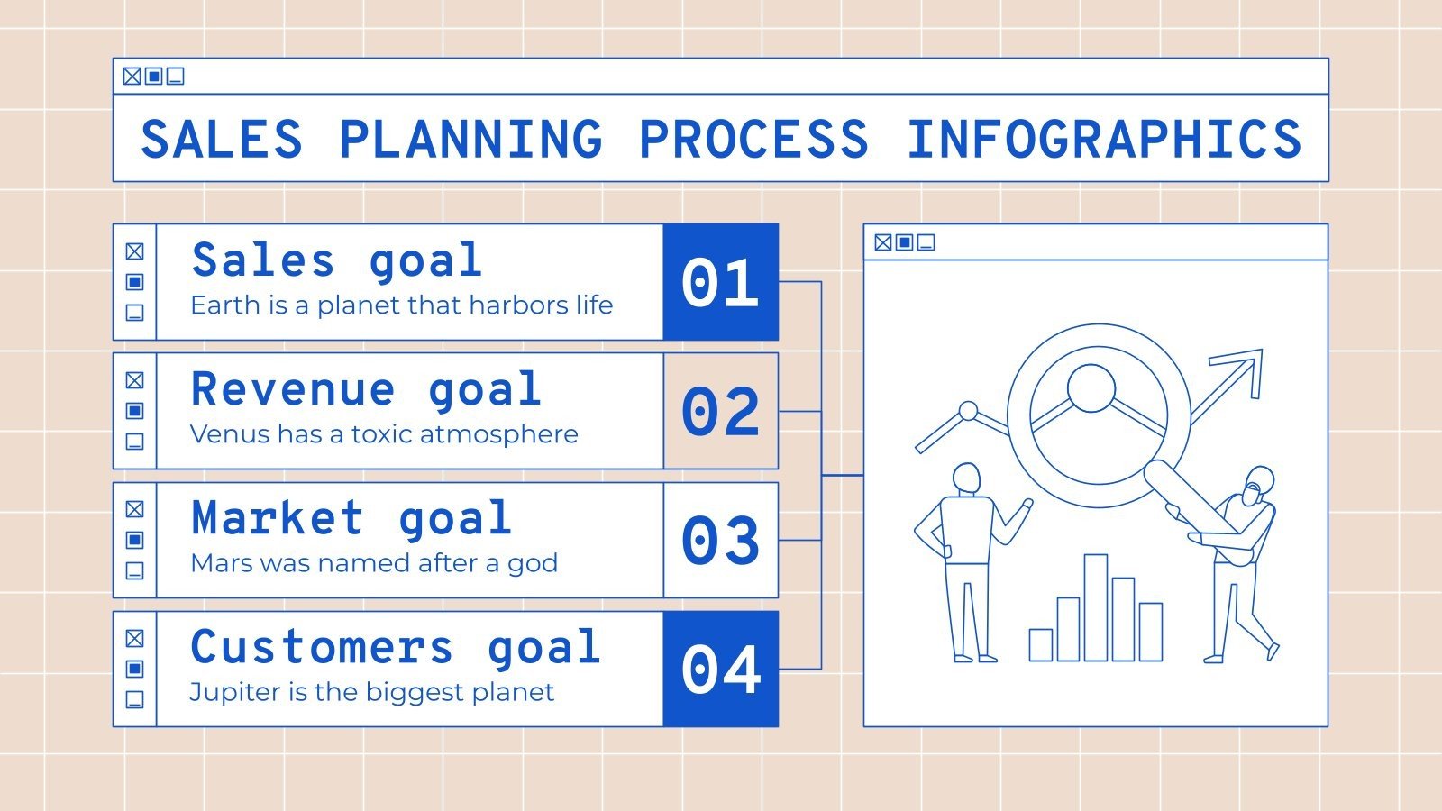Sales Planning Process Infographics | Google Slides & PPT