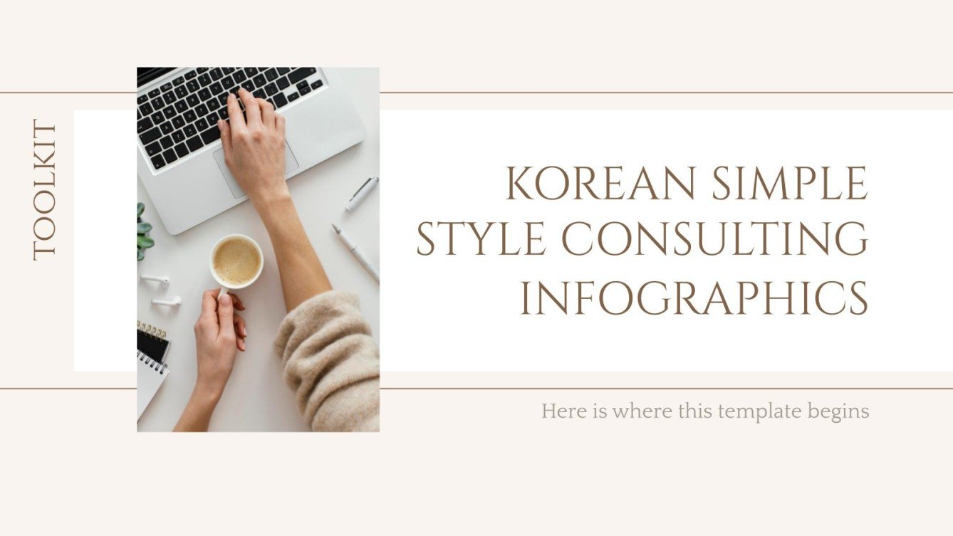 Korean Simple Style Consulting Toolkit Infographics