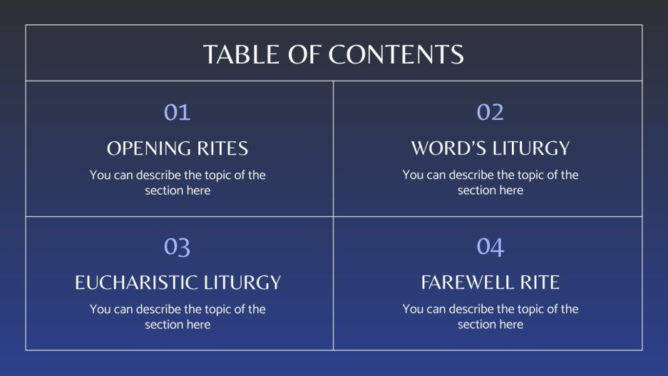 Catholic Mass Online | Google Slides & PPT