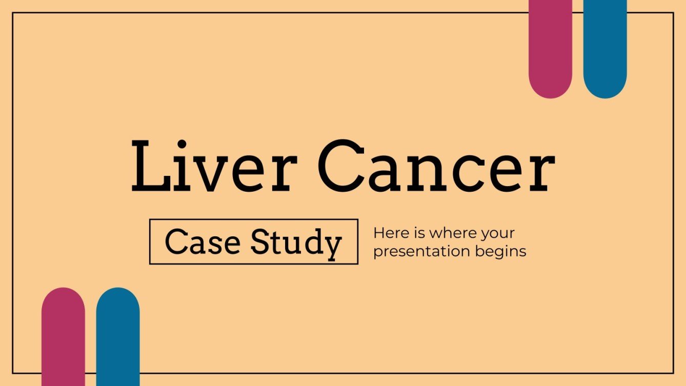 Free Google Slides themes and PowerPoint templates on the liver