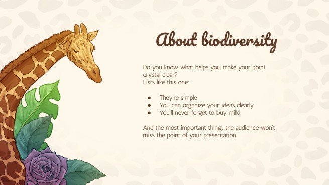 Day for Biological Diversity | Google Slides & PPT