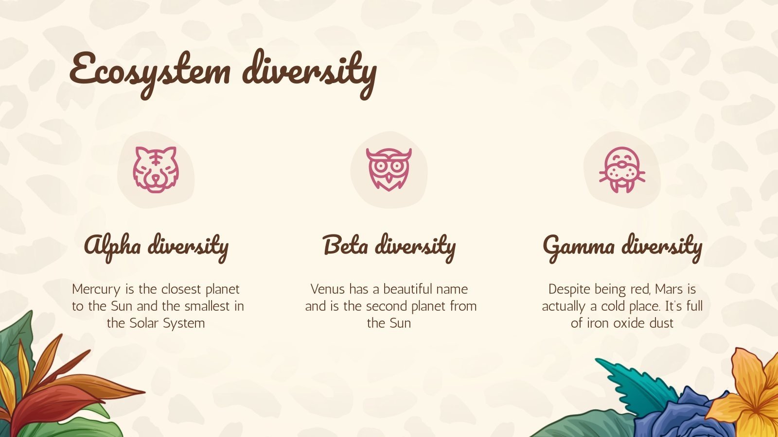 Day for Biological Diversity | Google Slides & PPT