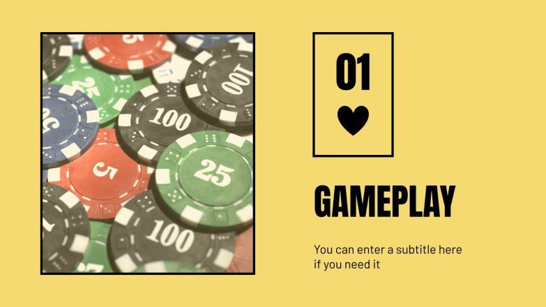 Poker Style Minitheme | Google Slides & PowerPoint template