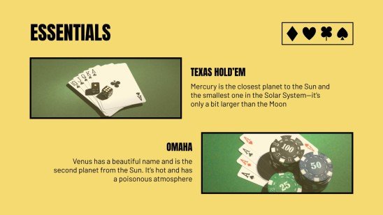 Poker Style Minitheme | Google Slides & PowerPoint template
