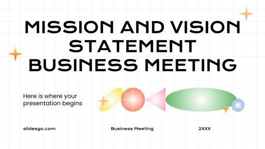 Mission & Vision Statement Business Meeting | Google Slides