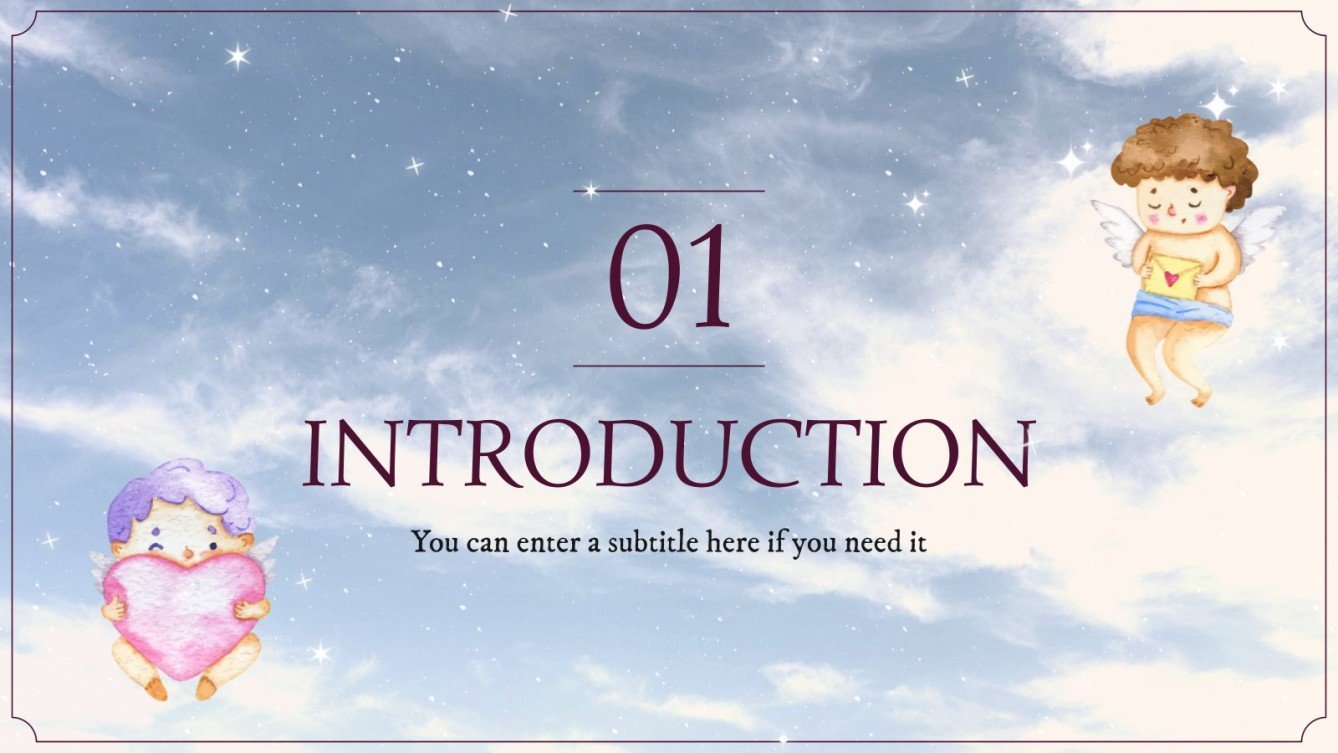 Cute Angels Aesthetic Minitheme | Google Slides & PowerPoint