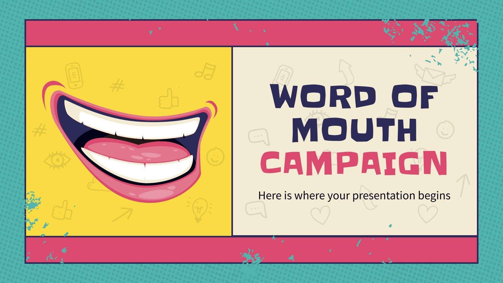 Word of Mouth Campaign | Google Slides and PowerPoint