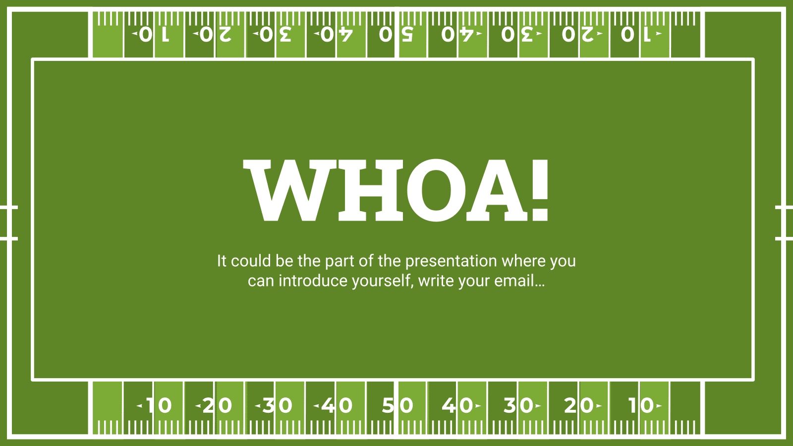 American Football Workshop | Google Slides & PowerPoint theme