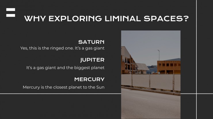 Exploring Liminal Spaces | Google Slides & PowerPoint template