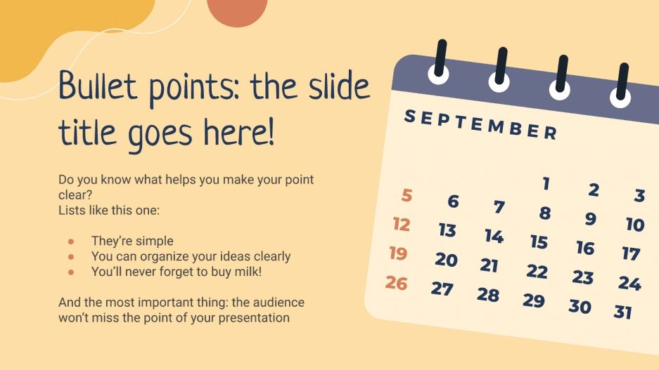 Simple Education Planners & Schedules Google Slides & PPT