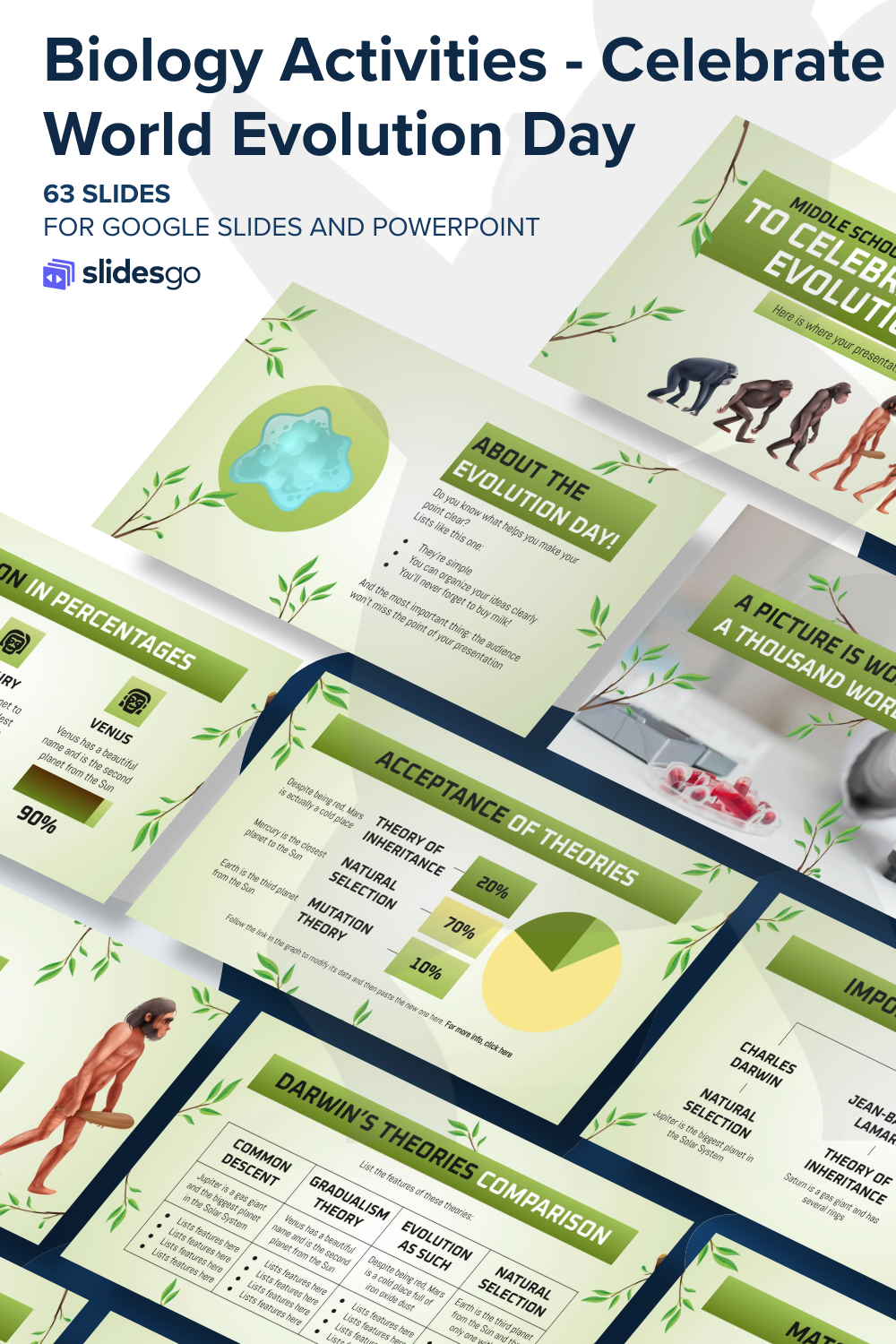 Middle School Biology Activities: World Evolution Day