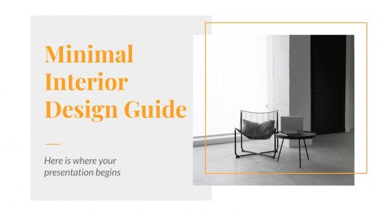 Minimal Interior Design Guide Google Slides & PowerPoint