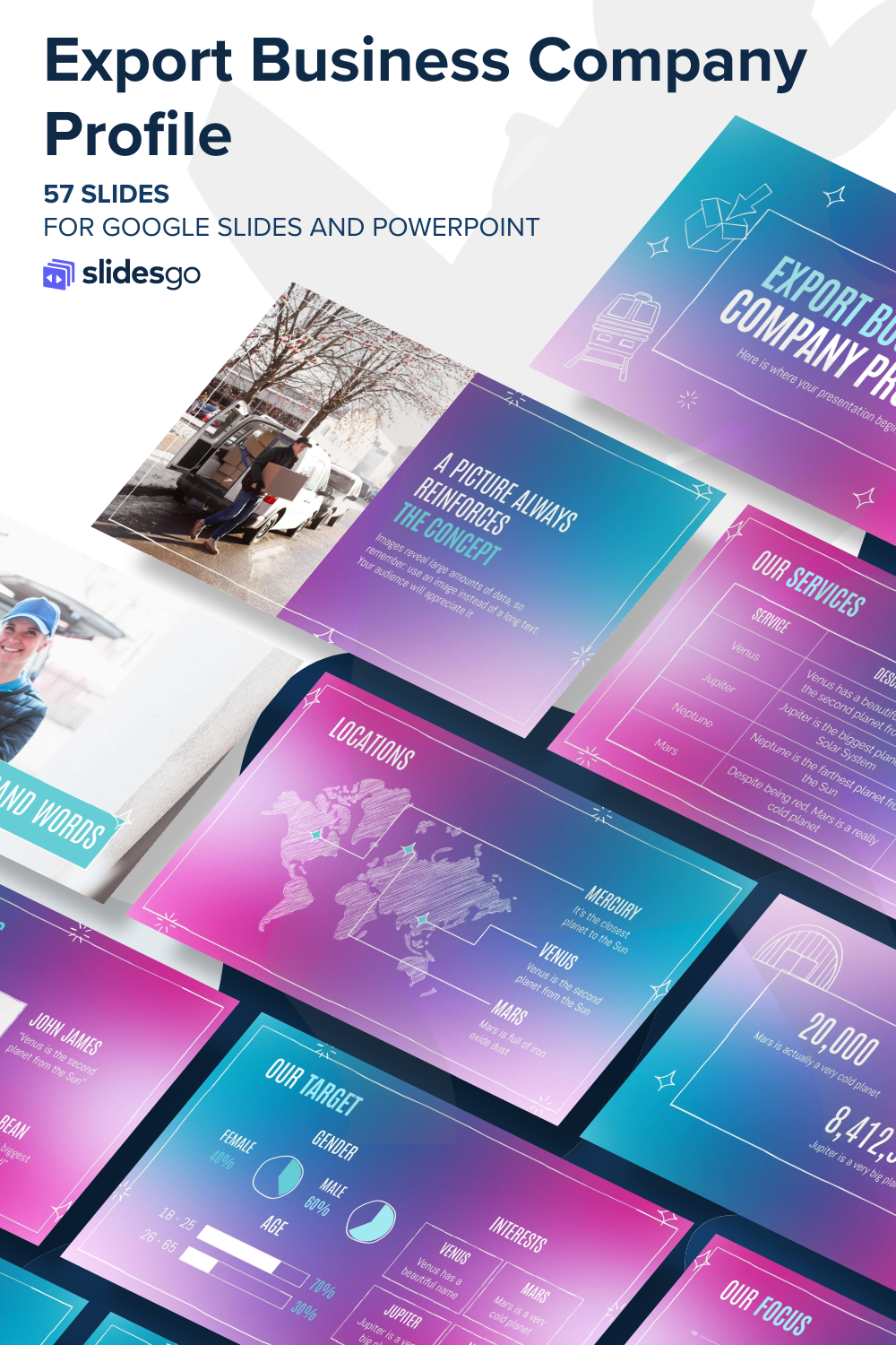 Export Business Company Profile | Google Slides & PPT