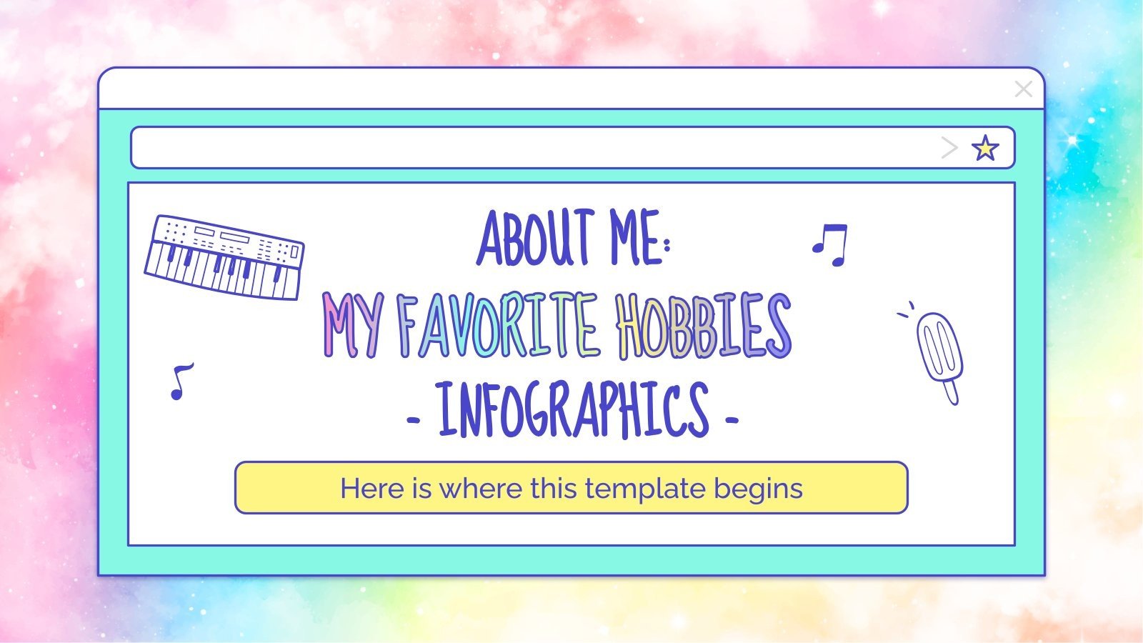 About Me: My Favorite Hobbies Infographics | Google Slides
