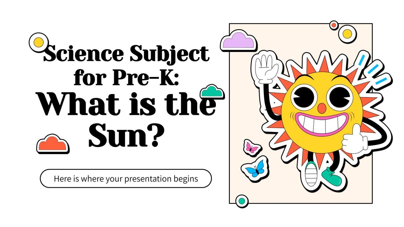 Science for Pre-K: What is the Sun? | Google Slides and PPT