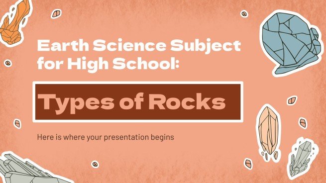 Plantillas gratis de Google Slides y PPT sobre rocas y rock